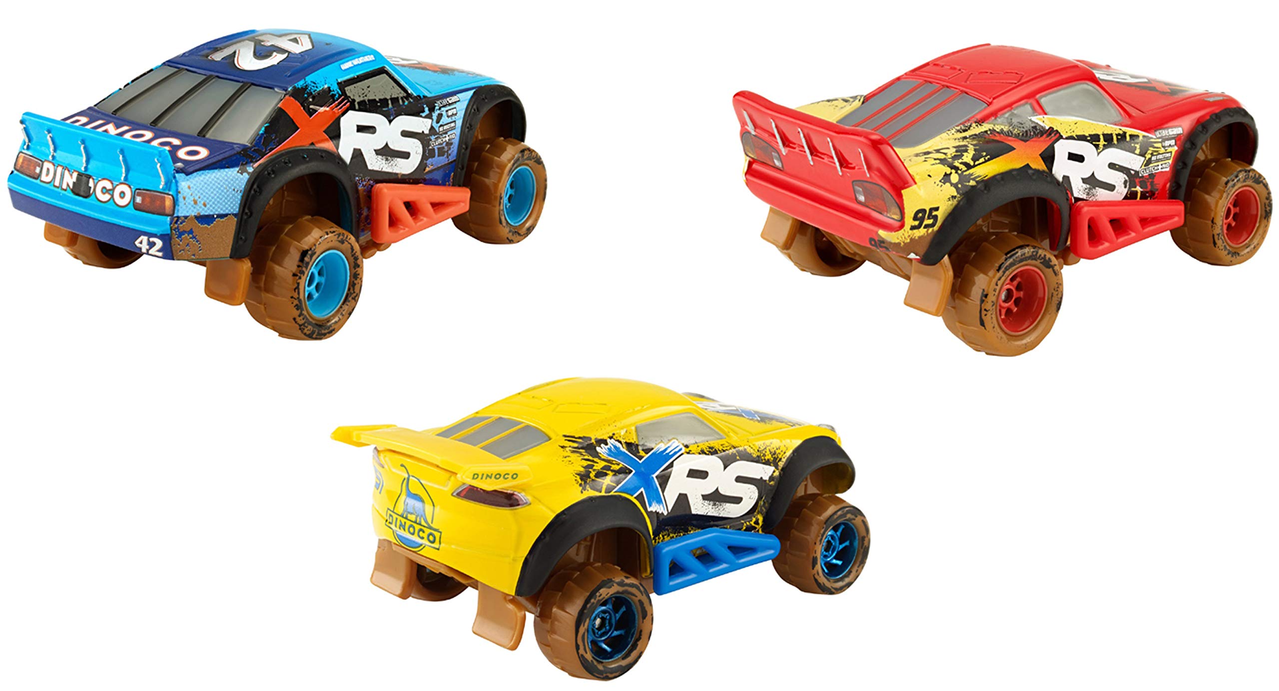 Disney Pixar Cars XRS Mud Racing Paquete de 3