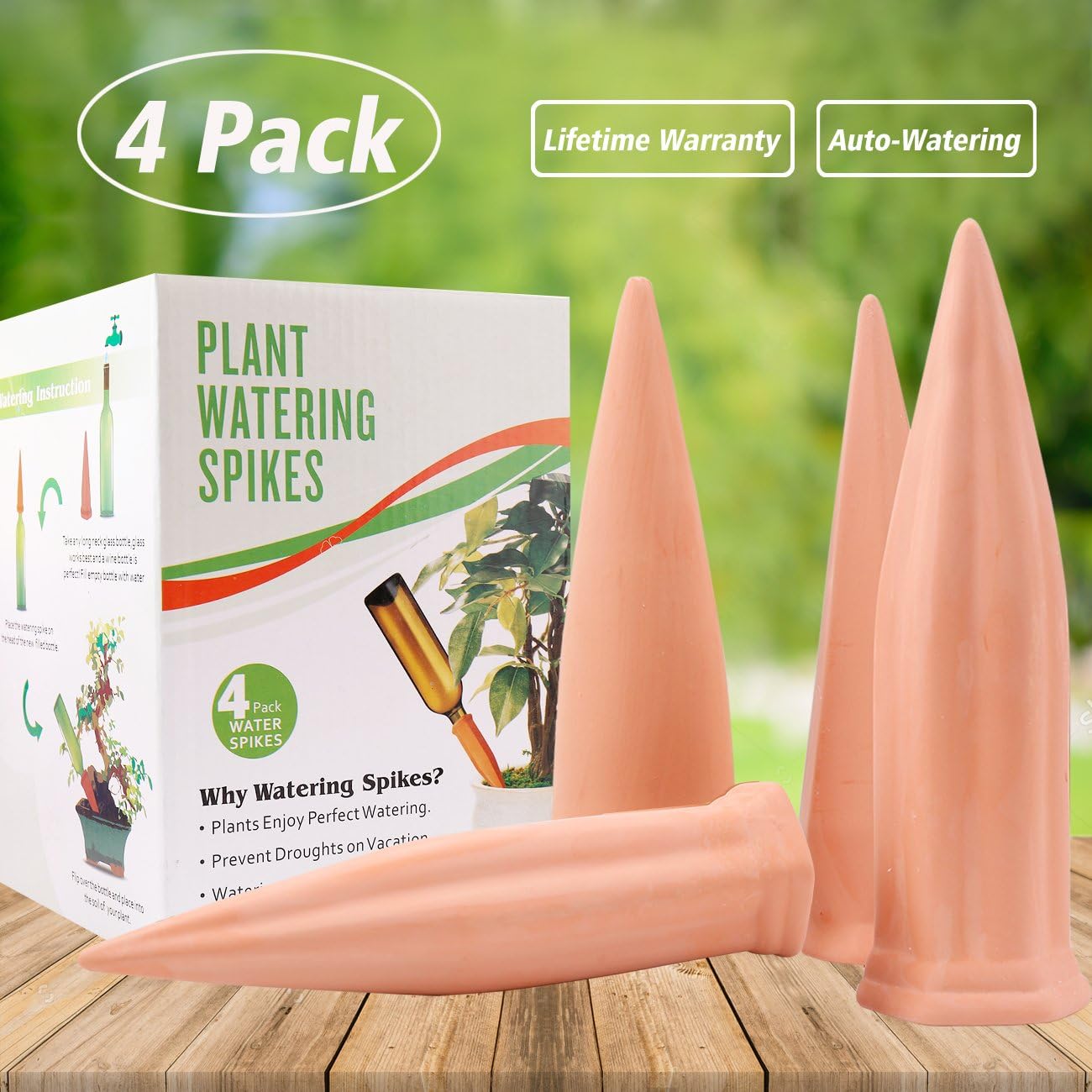 Amazon.com : punada Plant Water Self Watering Spikes, Automatic ...