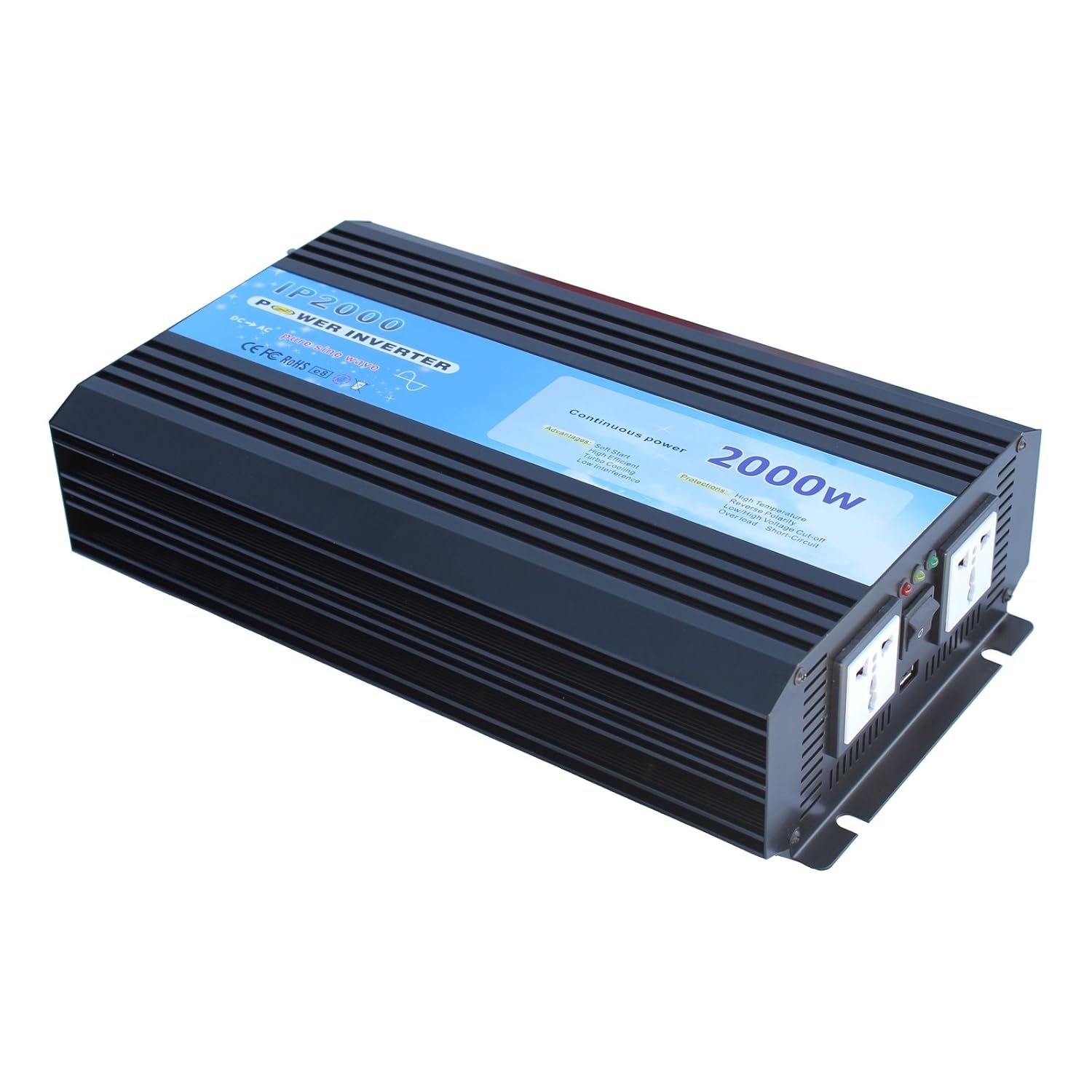 2000W pure sine wave AC power inverter for 48V battery: Amazon.co.uk ...
