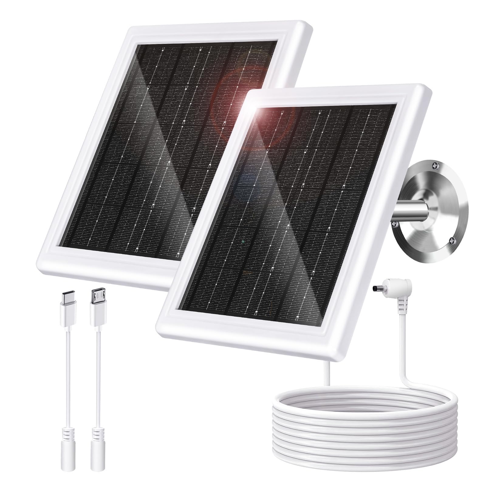 Ring Solar Panel Charger 5W Solar Panel for Security Camera Compatible ...