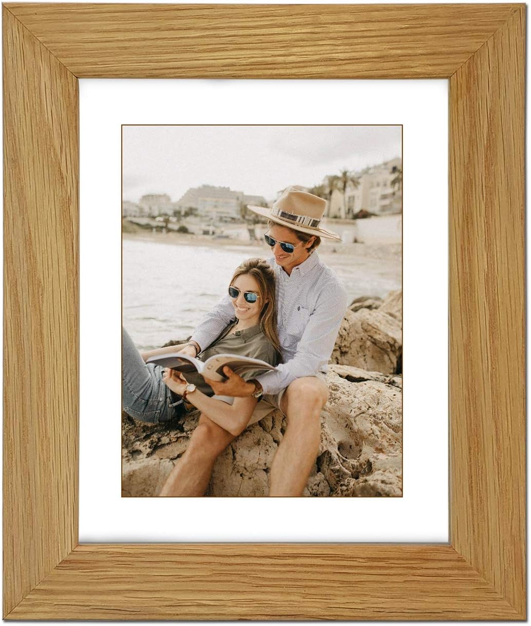 Tailored Frames|99|Real Solid Natural Oak Wooden Picture Frame with ...
