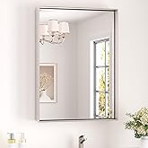 Amazon.com: Keonjinn 20 x 30 Inch Brushed Nickel Bathroom Mirrors for ...