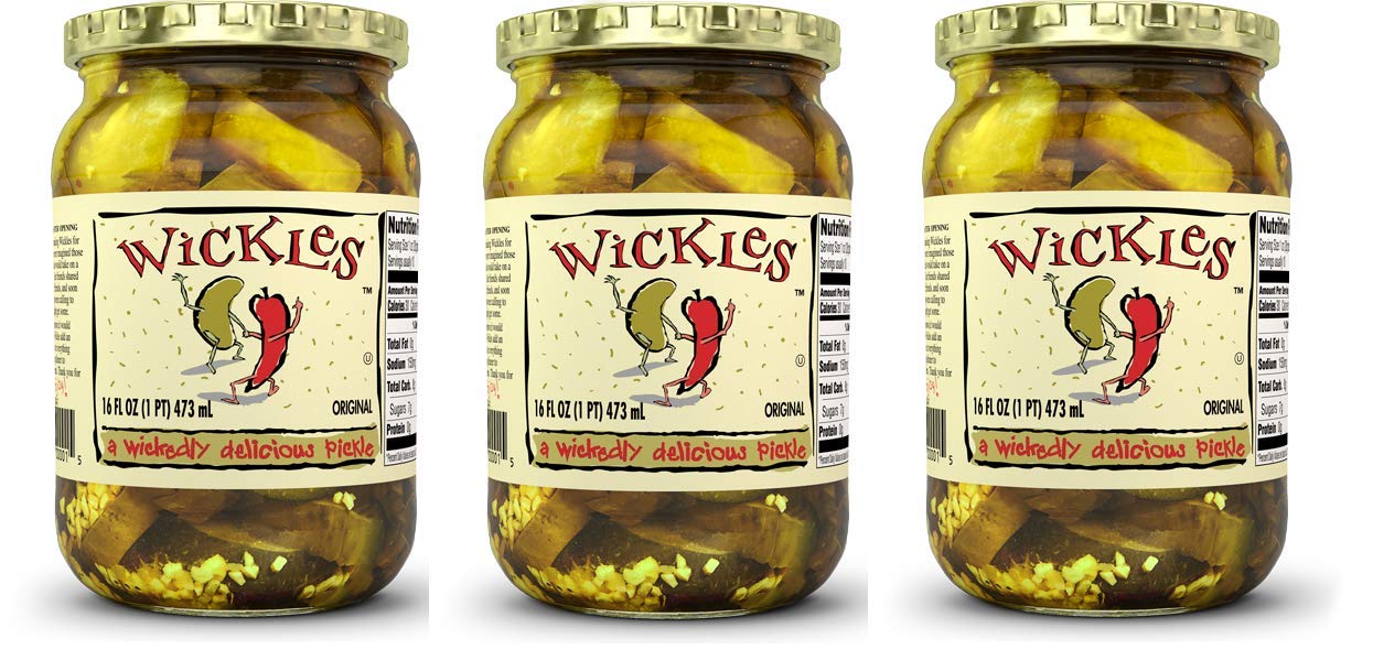 Amazon.com : Wickles Original Relish, 16 oz (Pack - 1) : Grocery ...