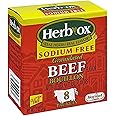 Herbox Herb-ox Bouillon Packets Beef Instant Broth & Seasoning Sodium ...