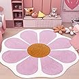 Amazon.com: USTIDE Large Flower Rug Round 63 Inch,Pink Circle Rug for ...
