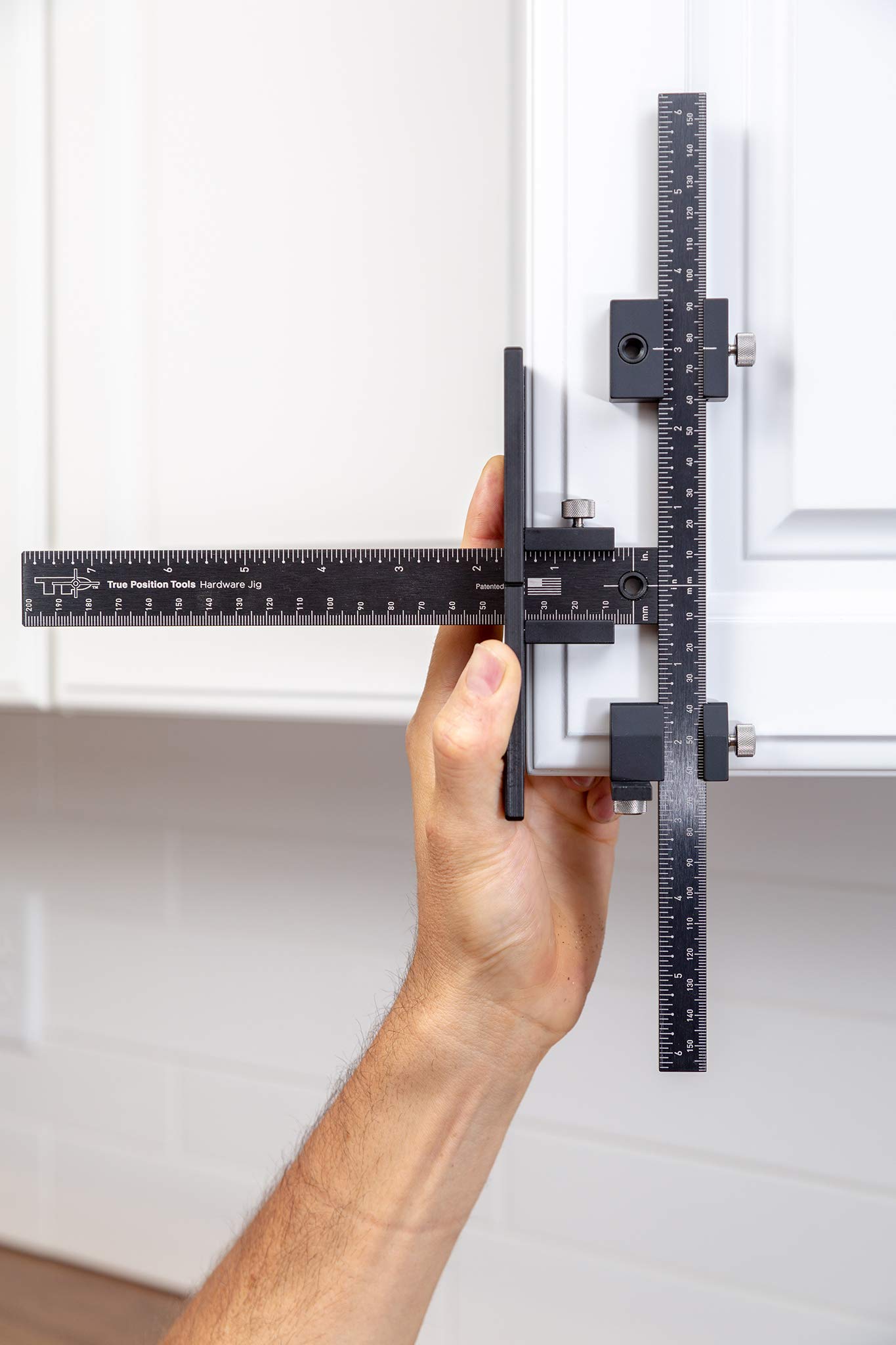 Cabinet Handle Template Jig Tool Accurate Drawer Knob Pull Drilling 