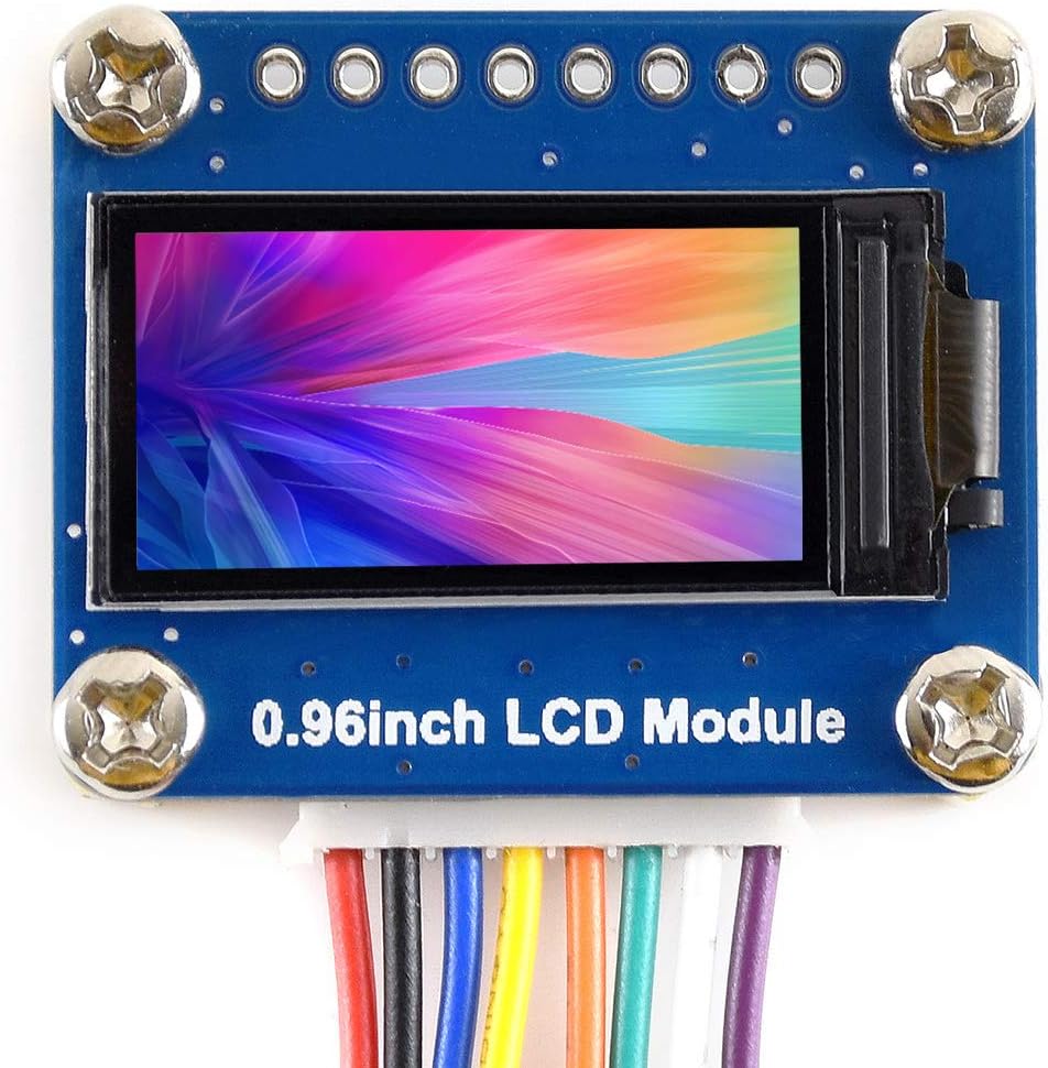 Amazon.com: Waveshare 0.96inch LCD Display Module IPS Screen 160x80 HD ...