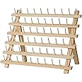 Amazon.com: SAND MINE Wooden Thread Rack Sewing and Embroidery Thread ...