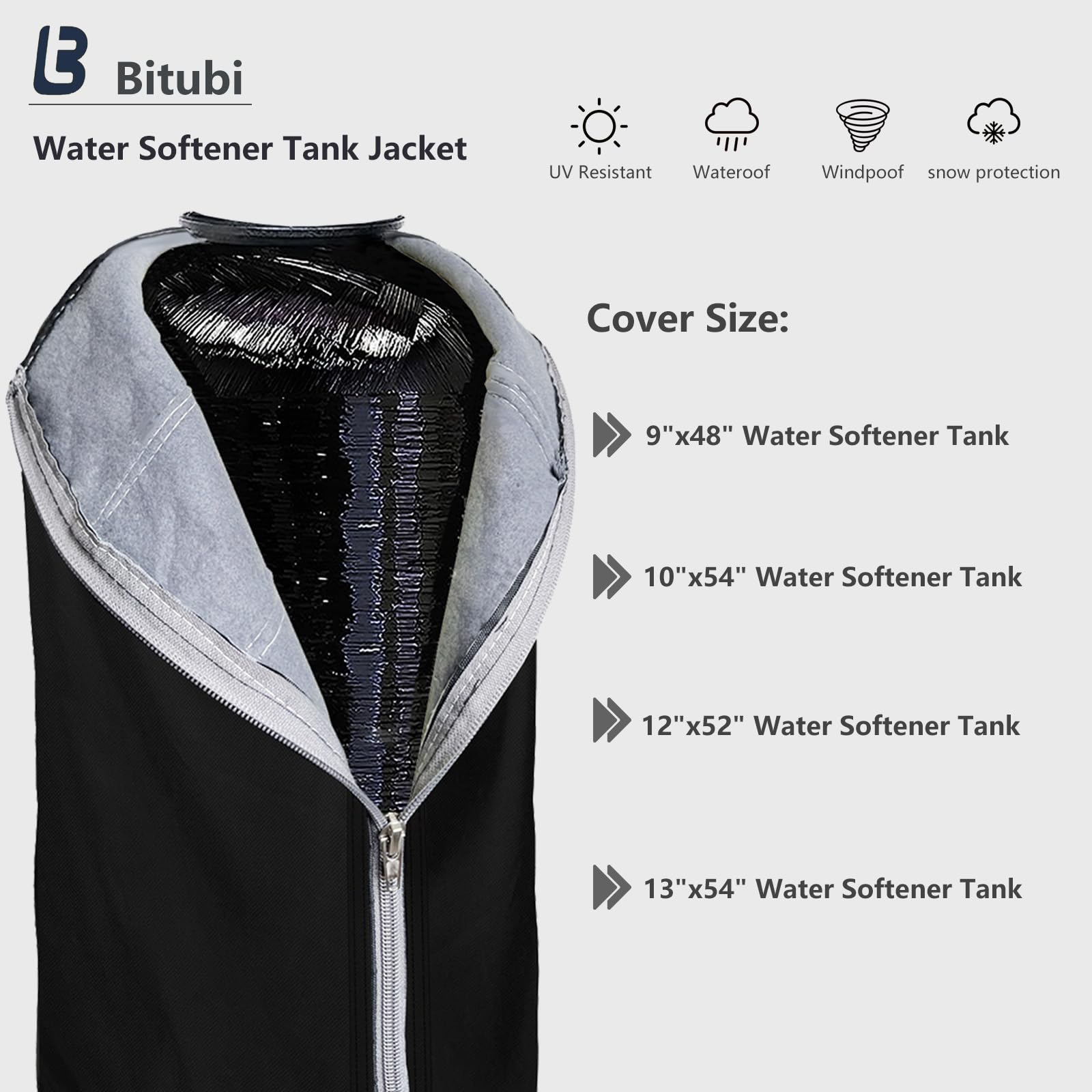 Mua Bitubi Heavy Duty Water Softener Tank Jacket,Outdoor Insulated ...