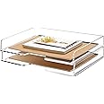 Amazon.com: 2 Pack- Stackable Paper Letter Tray, Enlarged A4 File Desk ...