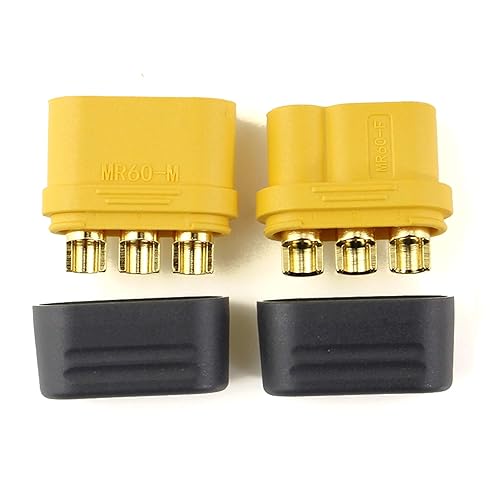 10 Pair Amass MR60 Connector Plug Female Male 3.5 Bullet Connector RC ...