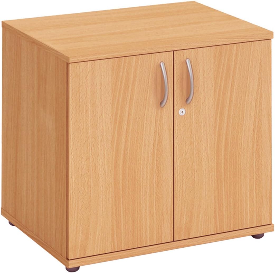 Office Hippo Fraction Plus Desk High Double Door Lockable Storage ...