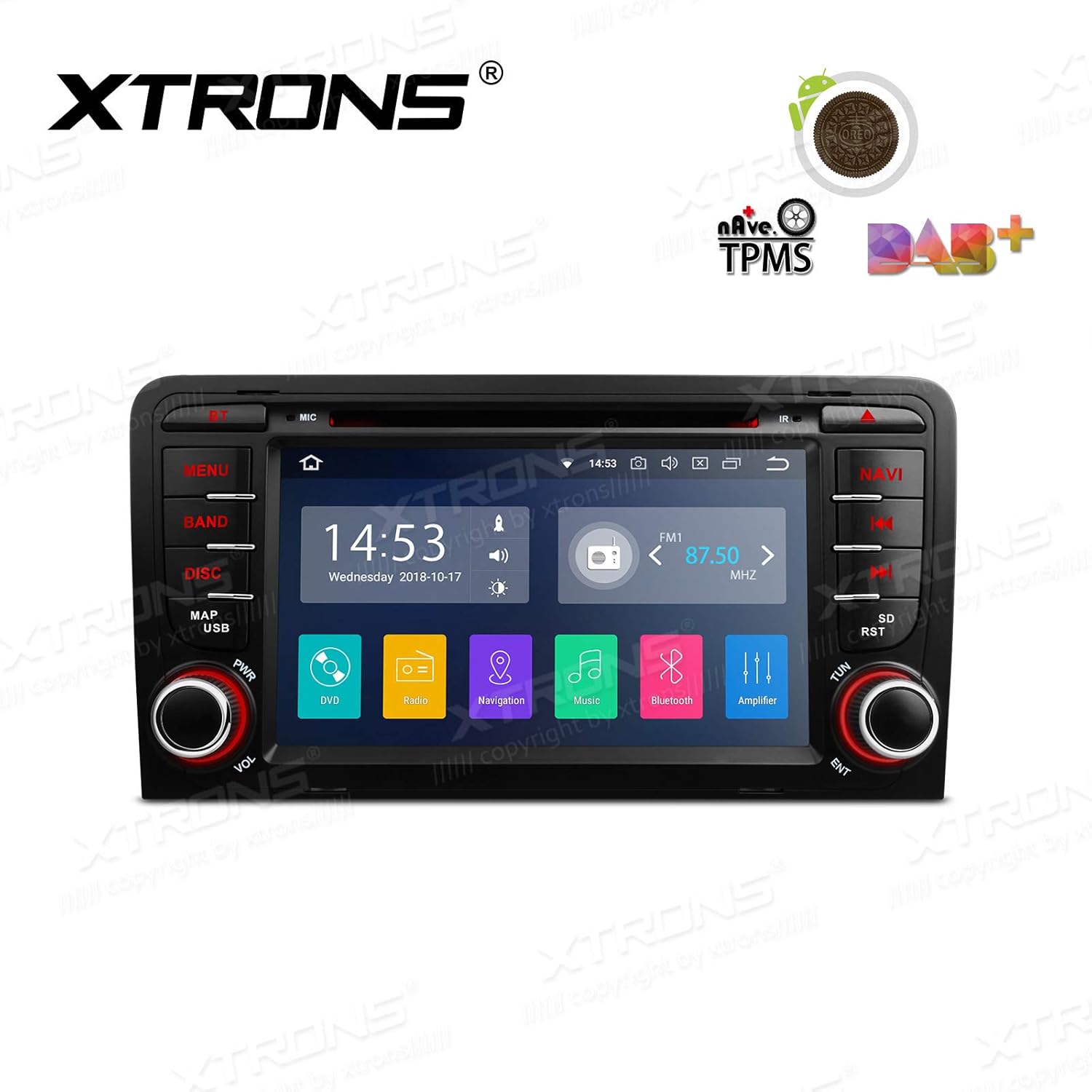 XTRONS 7" Android Autoradio mit Touchscreen Autoradio: Amazon.de ...