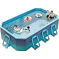 Amazon.com: Foldable Pool, Non-Inflatable Kids' and Adults' Outdoor ...