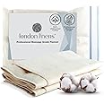 Amazon.com: LONDON LINENS 2Pcs 100% Natural Cotton Flannel Castor Oil ...