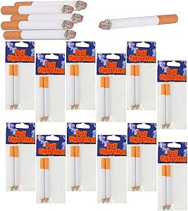 Amazon.com: Play Kreative Fake Puff Cigarettes - Set of 24 Puff Paper ...