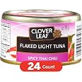 Clover Leaf Flake Light Tuna Spicy Thai Chili - 85g, 24 Count - Canned ...