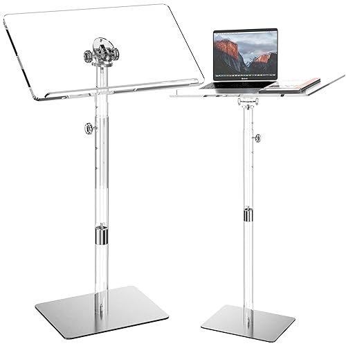 Ultra Clear Acrylic Pulpit Podium Stand | Modern Portable Pulpits for ...