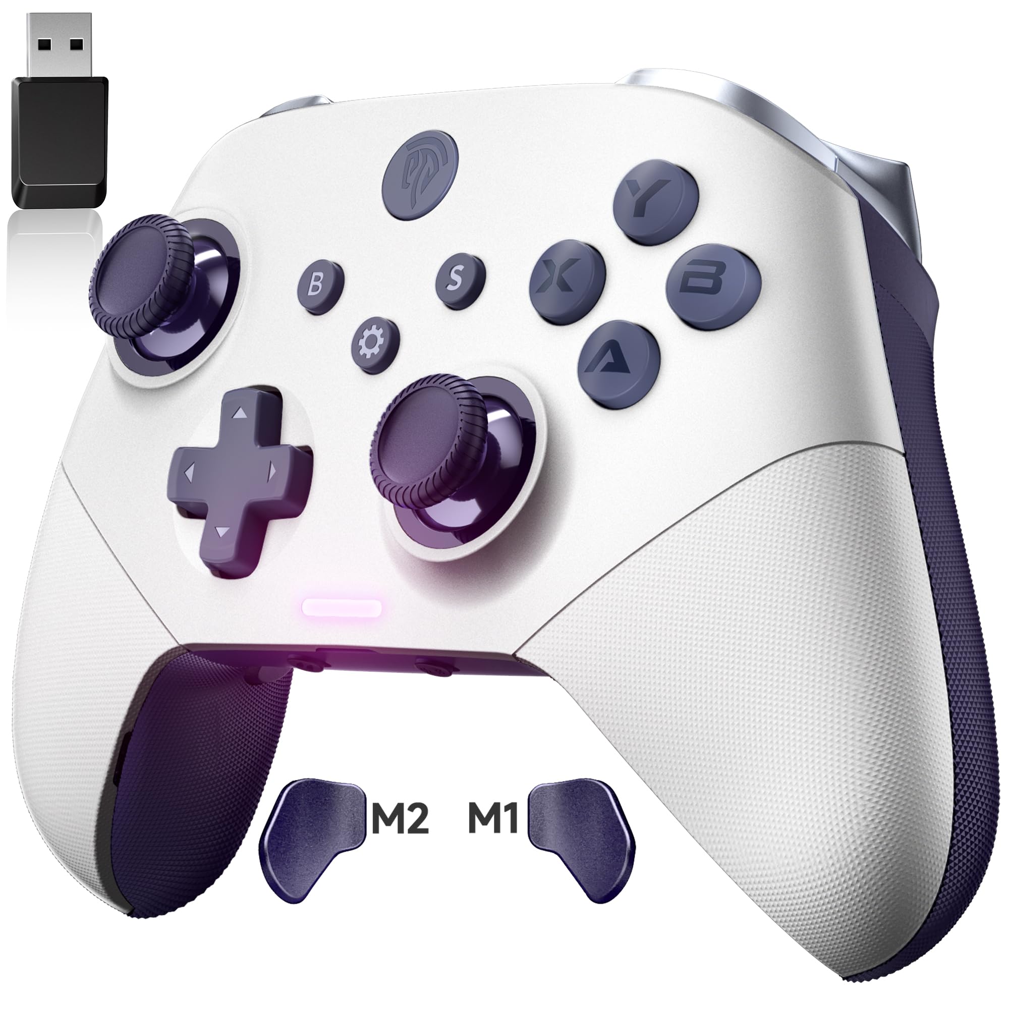 EasySMX X10 PC Controller- Enhanced 2.4G Wireless Bluetooth Controller ...