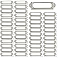 Amazon.com : 50 Pcs Label Holders Library File Drawer Tags Label Holder ...