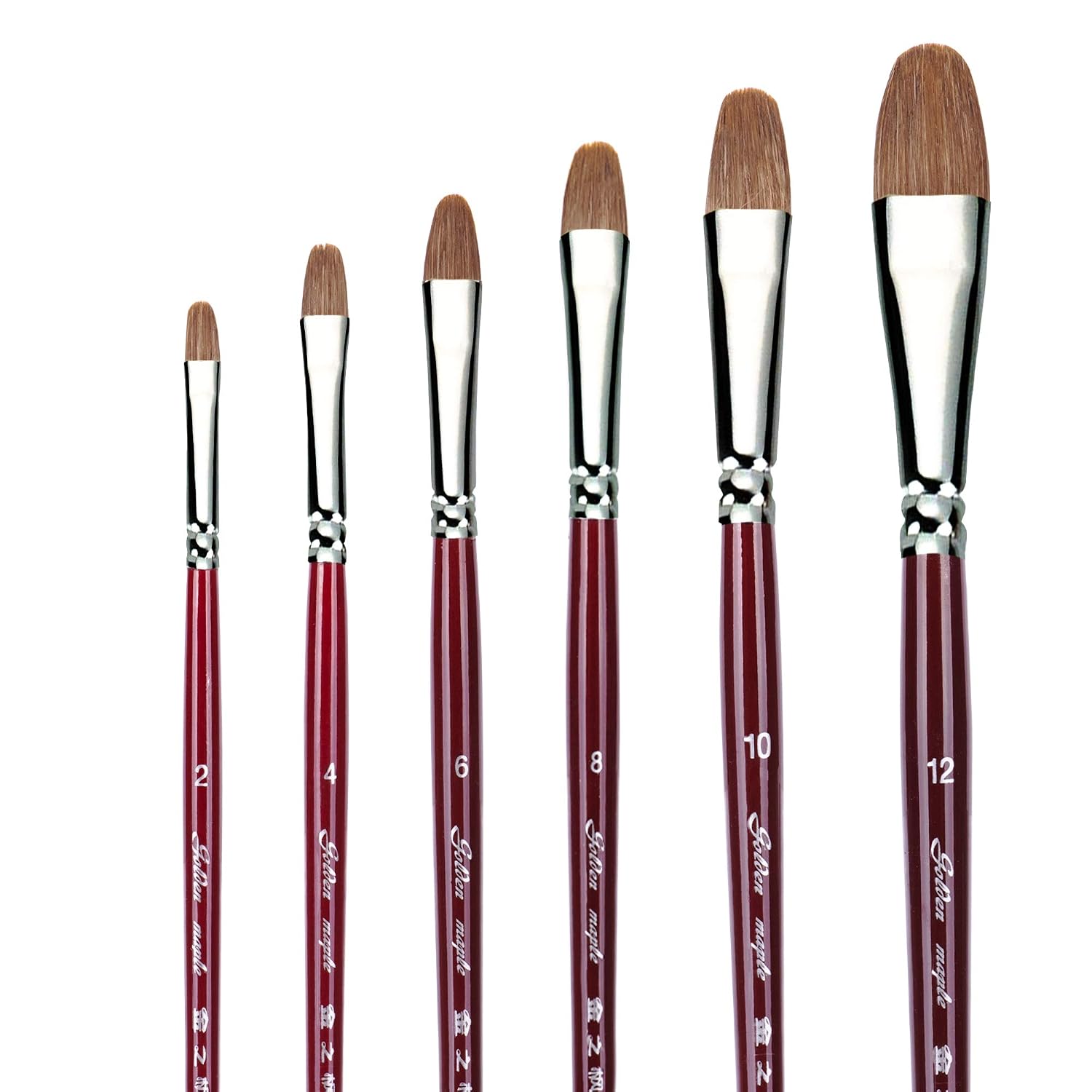 Pinsel-Set K¨¹nstlerpinsel,?lmalpinsel Acrylpinsel ,Filbert ...
