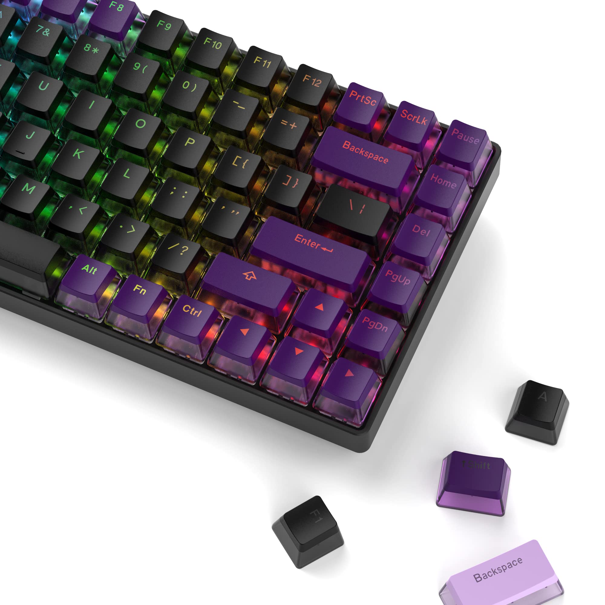 Mua Womier Pudding Keycaps - PBT Keycaps, Shine Through Keycaps, 165 ...
