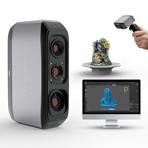 3DMakerpro 3D Scanner for 3D Printing, Handheld 3D Model Scanner with 0 ...
