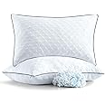 Amazon.com: Slybear Cooling Bed Pillows Queen Size Set of 2 for Sleeping, Adjustable Shredded ...
