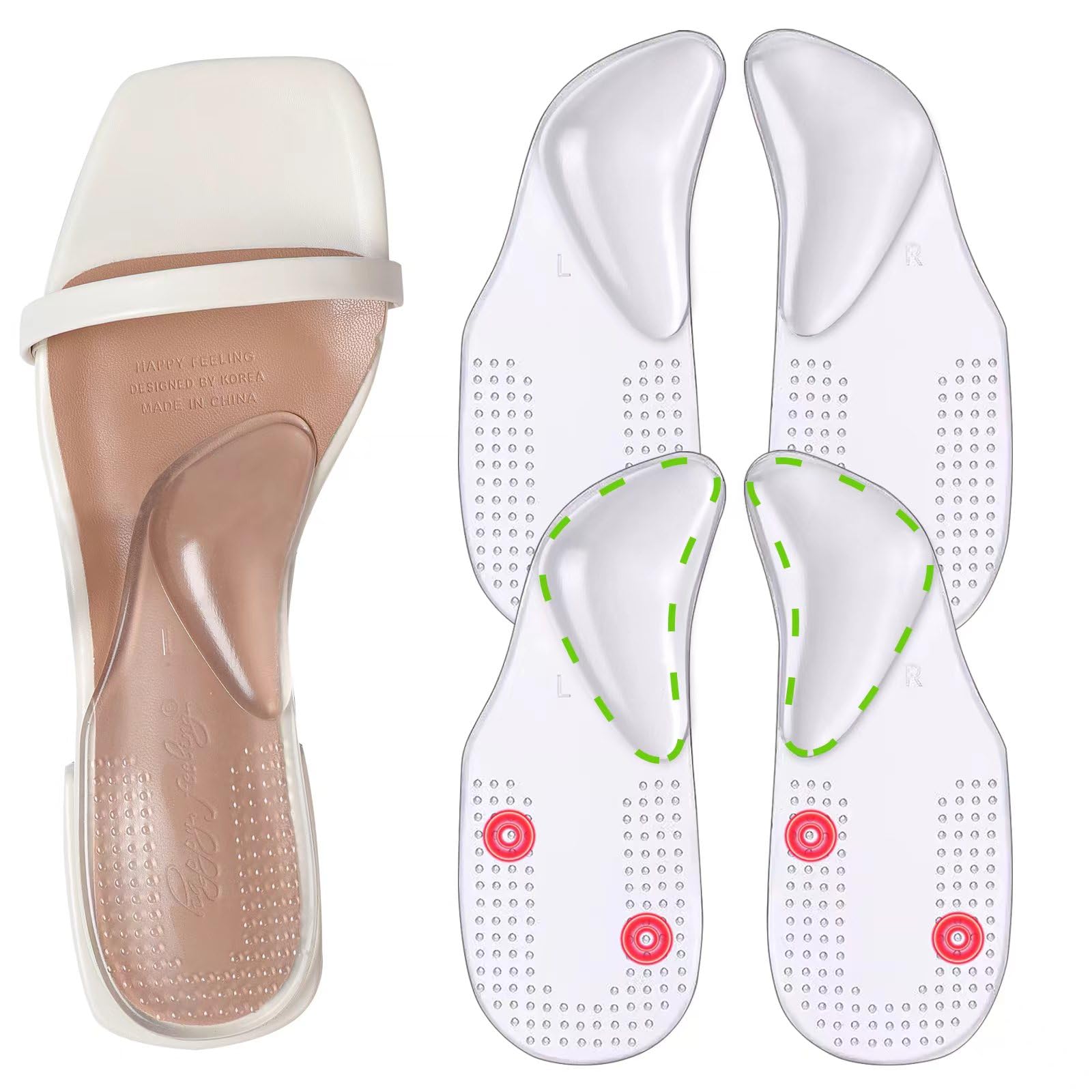 Arch Support Inserts, Foot Arch Support Inserts, Flat Feet Arch Support ...