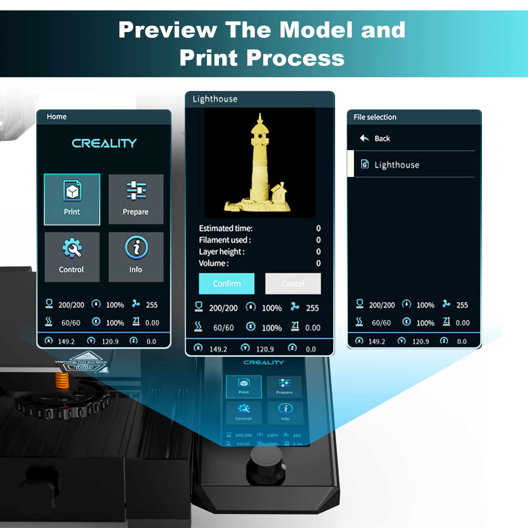 Official Creality Ender 3 V2 Neo 3D Printer, Upgrade From Ender 3 V2 With CR Touch Auto Leveling ...