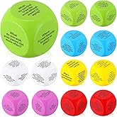 Amazon.com: Hanaive 12 Pcs Learning Conversation Cubes Social Emotional ...