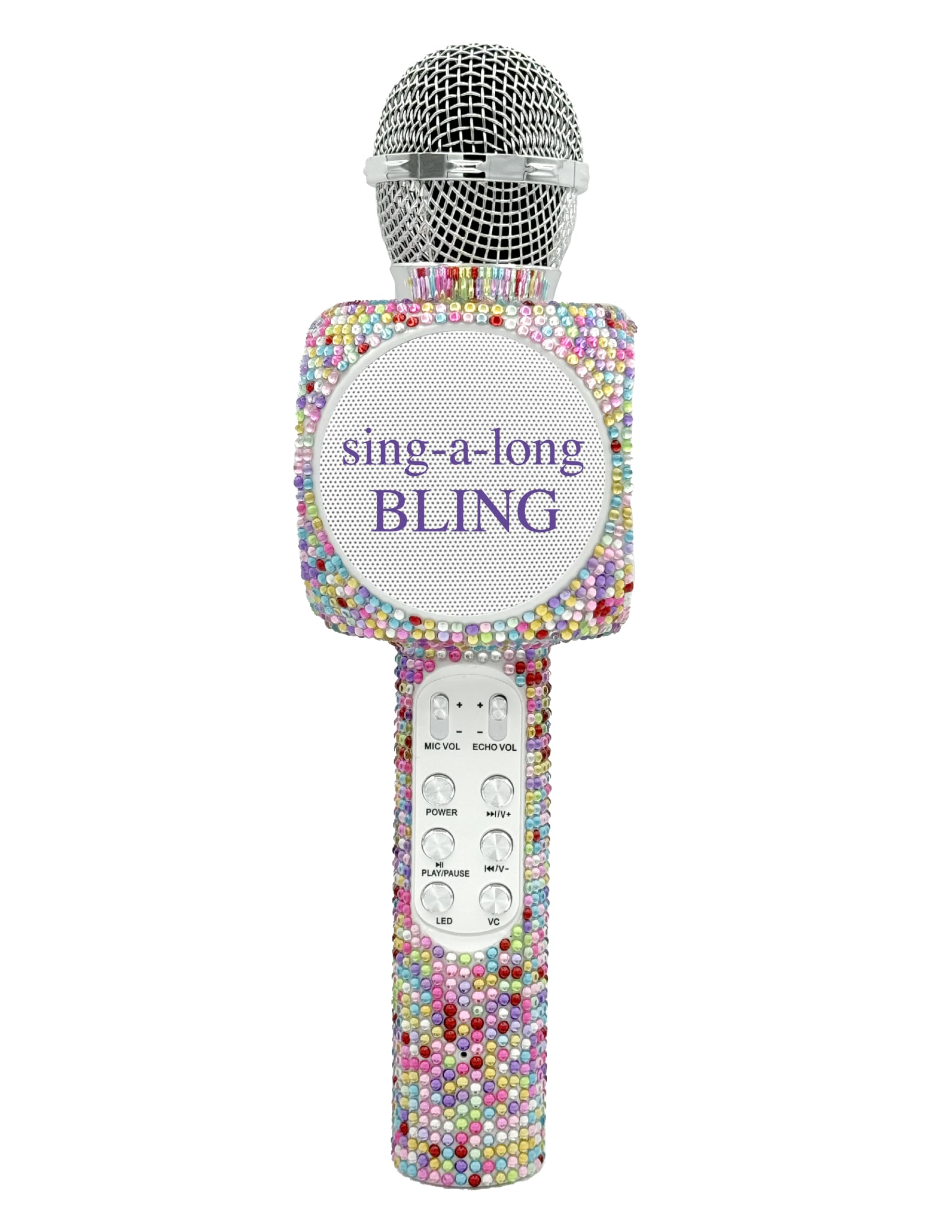 Wireless Express - Sing-Along Bling Bluetooth Karaoke Microphone and ...