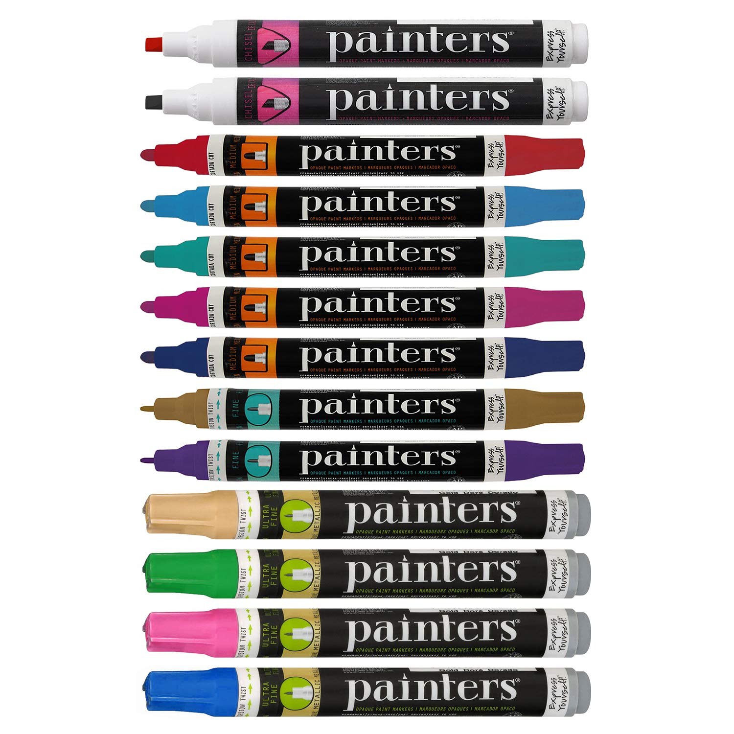 Mua Elmer Painters Opaque Paint Marker, Ultra Fine, Fine, Medium and ...