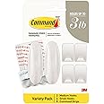 Amazon.com: Command Mixed Hooks Pack, 6 Radiant Pearl Hooks, 8 Strips (2 Medium Hooks, 4 Small ...