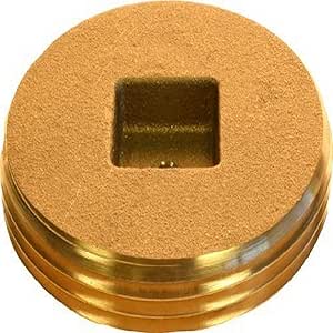 Plumber's Choice 90363 Countersunk Square Cleanout Plug, (5-Pack ...
