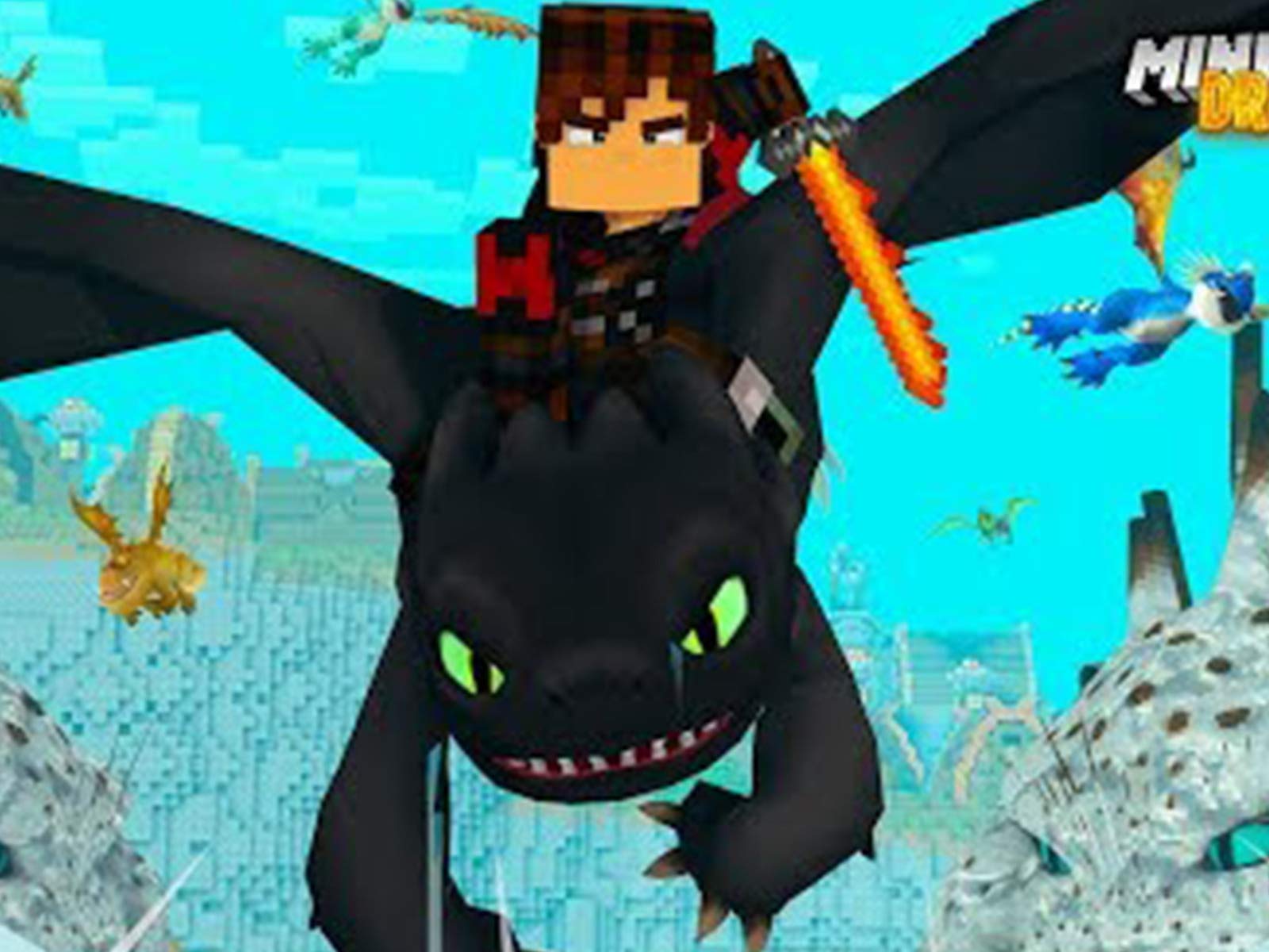 Watch Clip: Tiny Turtle Minecraft Dragons | Prime Video