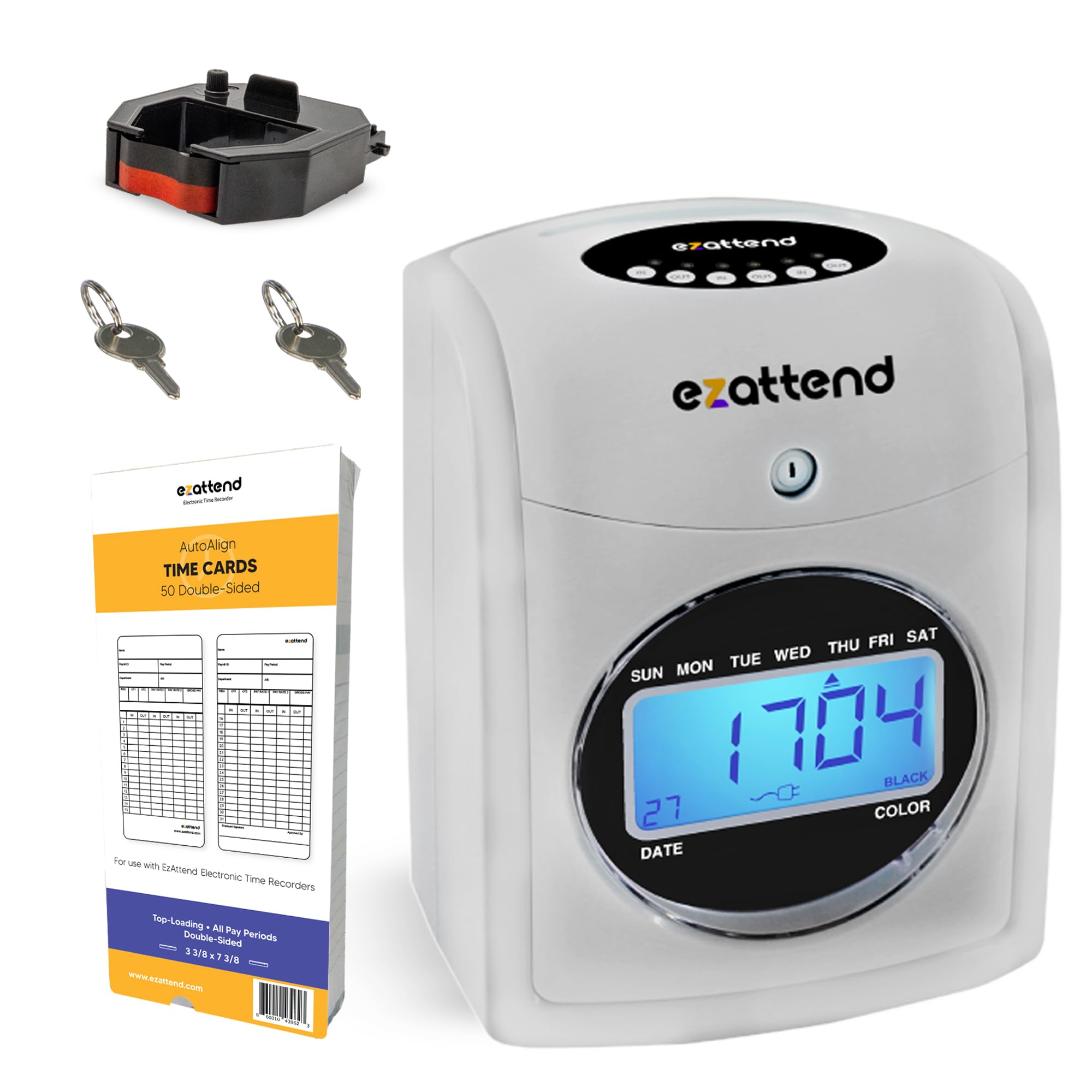 Mua Time Clock for Employees and Small Businesses Clock in and Out Time ...