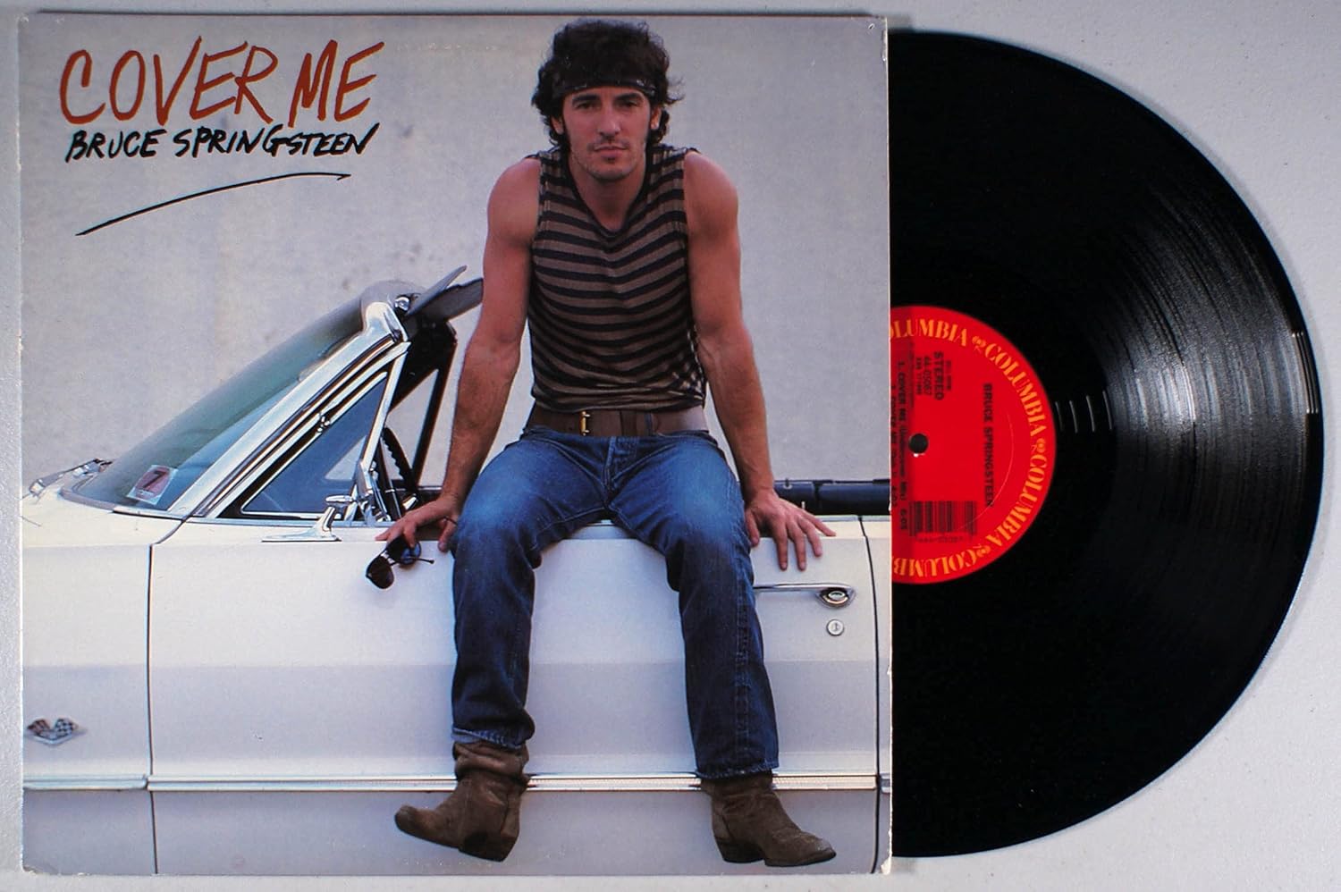 Bruce Springsteen - Cover Me by Bruce Springsteen. Four-track vinyl 12 ...