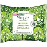 Simple Biodegradable Cleansing Wipes 20 Sheets (Pack of 3): Amazon.co ...