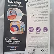 Nuby My First Soft Baby Book, Cuddly Penguin Plush Pram Toy, Sensory ...