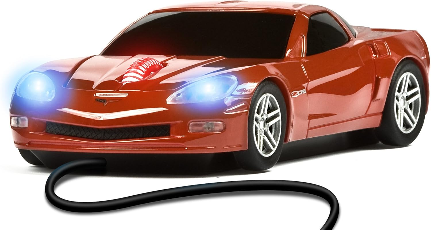 Amazon.com: Wired Mouse - Corvette Red: Electronics