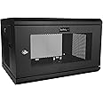 Amazon.com: StarTech.com 2-Post 6U Wall Mount Network Cabinet w/ 1U Shelf, 19" Wall-Mounted ...