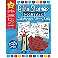 Bible Stories Noah's Ark Dot Markers Activity Book: Easy Christian ...