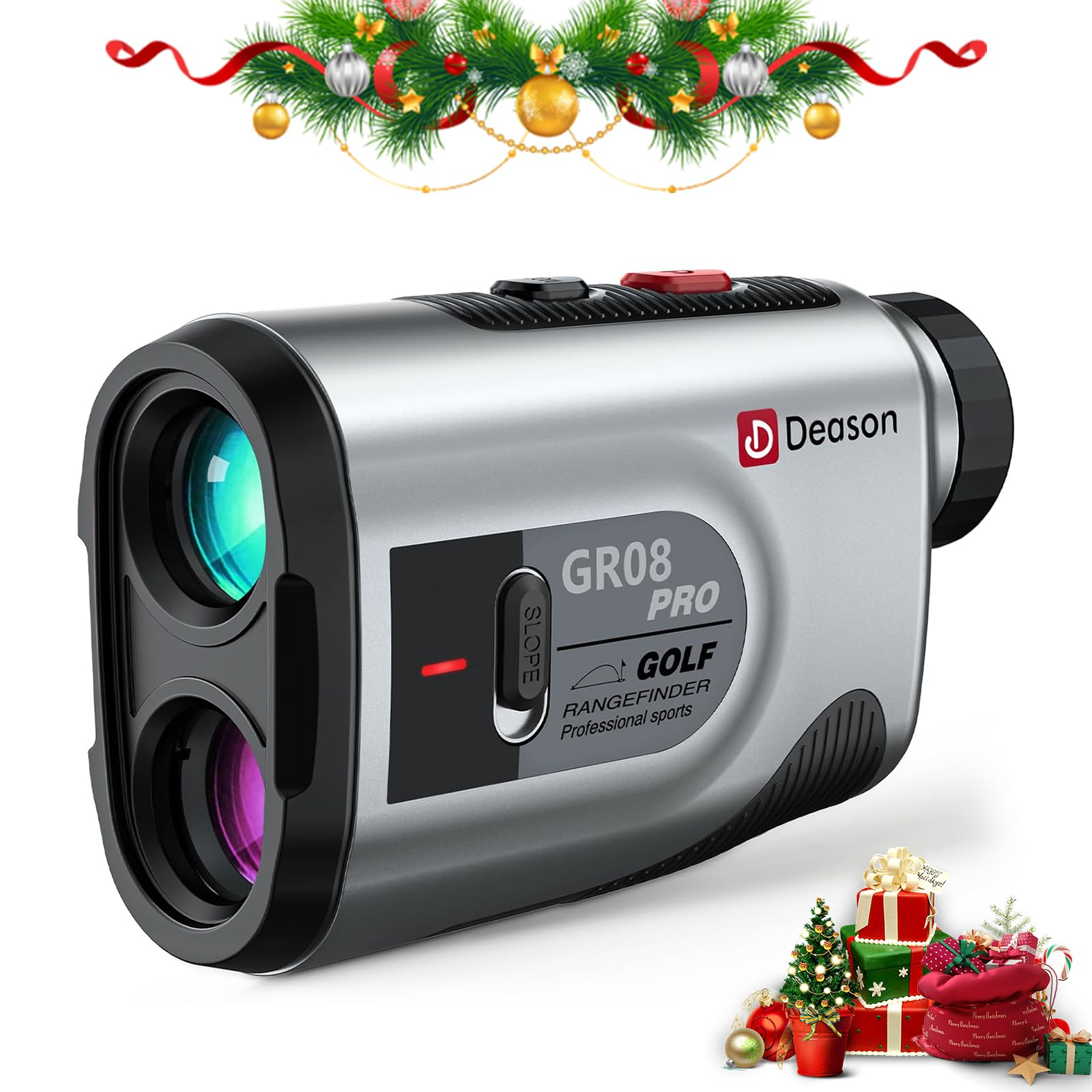 Golf Rangefinder with Slope,7X Magnification Laser Rangefinder, 1300Yards Rechargeable Range ...