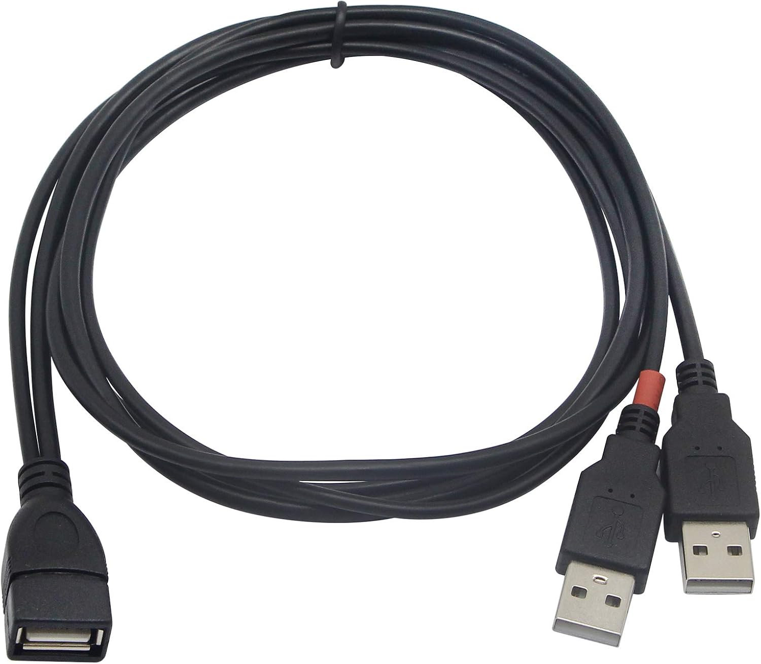 USB 2.0 Extension Cable – CERRXIAN USB 2.0 A Enhancer Y splitter Hub ...
