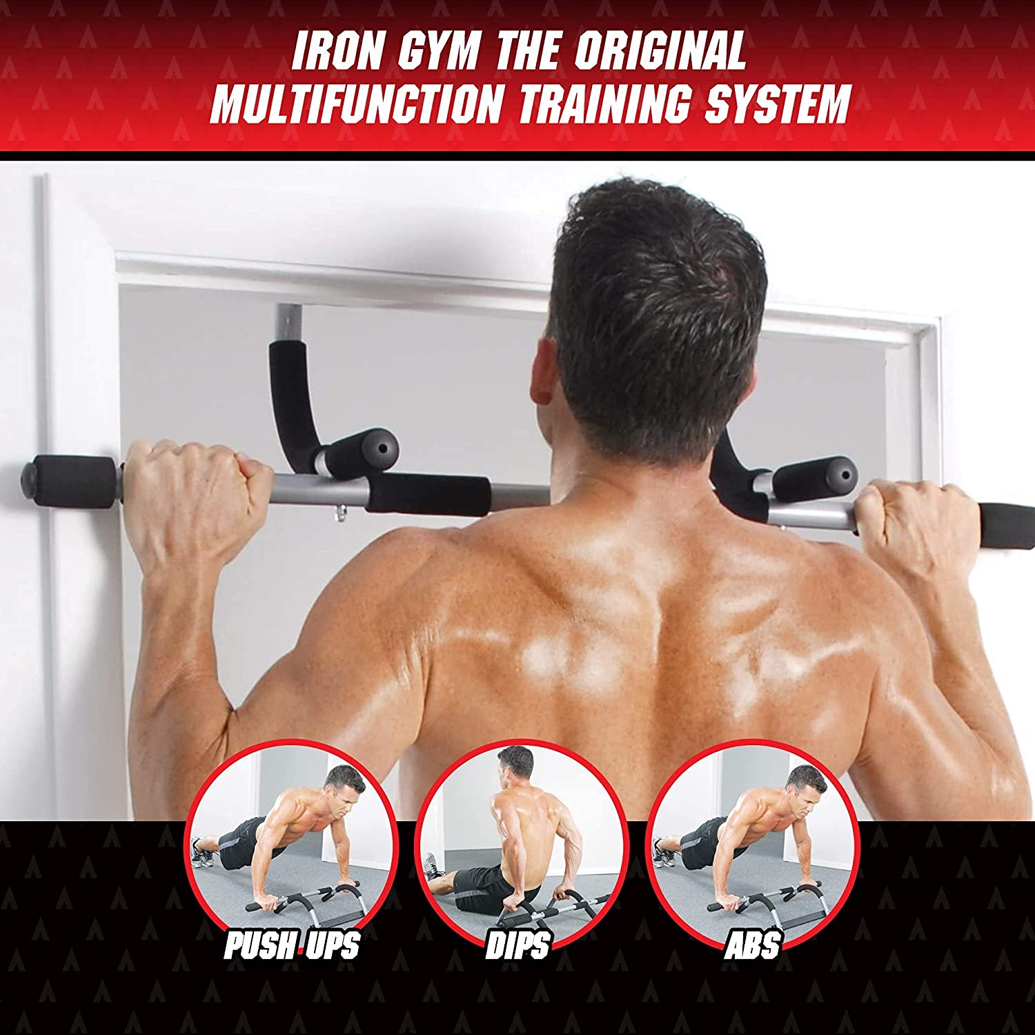 Mua Pull-Up Bar - Total Upper Body Workout Bar for Doorway, Adjustable ...