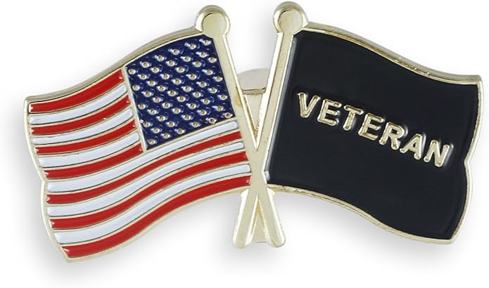 Amazon.com: American Flag x Veteran Pin (5 Pins): Jewelry