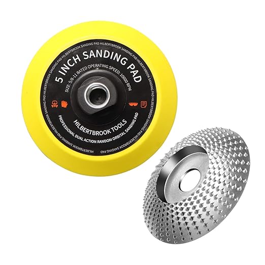 Amazon.com: Angle Grinder Sanding Disc 5'' Hook and Loop Backing Pad ...