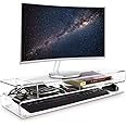Amazon.com: Ikee Design Acrylic Monitor Storage Riser Stand for Desk ...