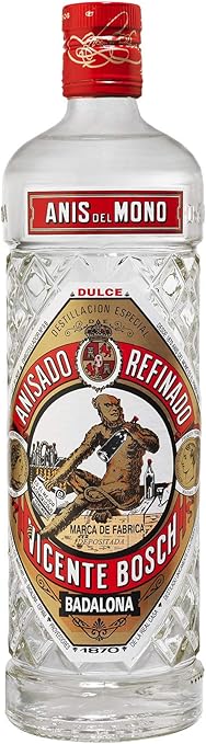 Anis - Anis del Mono Dulce - Spain - 36%: Amazon.co.uk: Beer, Wine ...